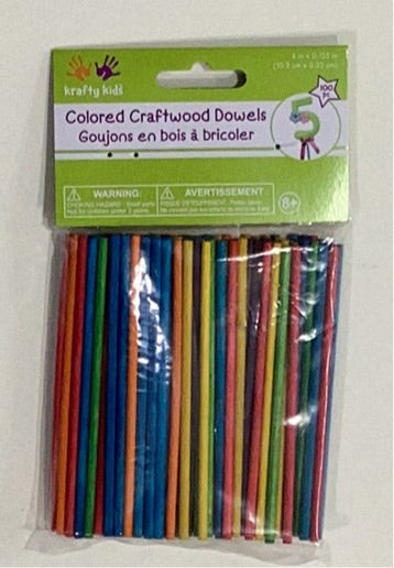 Colored Craftwood Dowels – JB Arts of Almonte