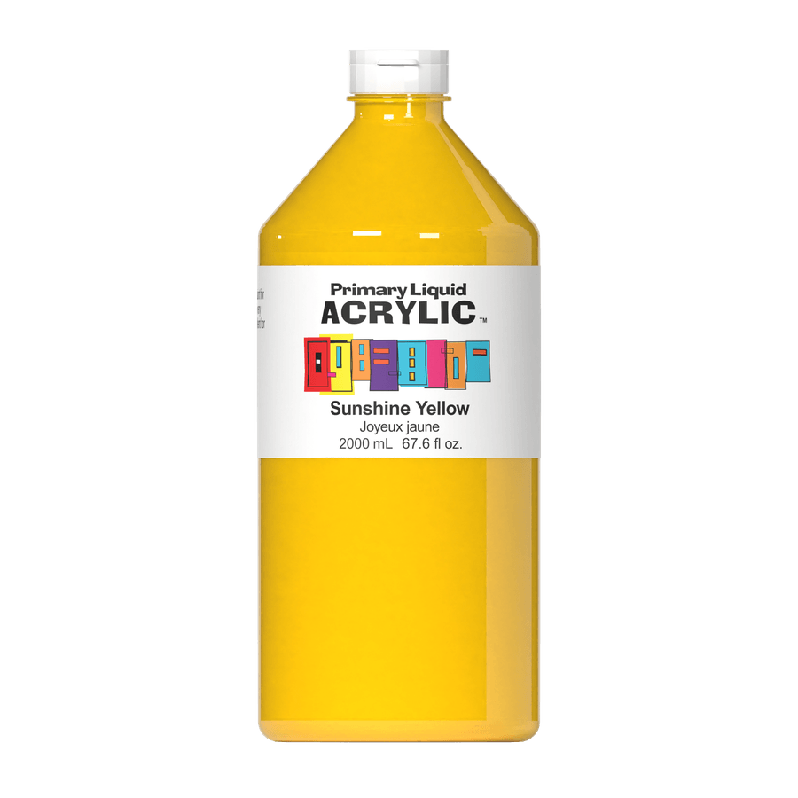 Primary Liquid Acrylic - Sunshine Yellow – JB Arts of Almonte